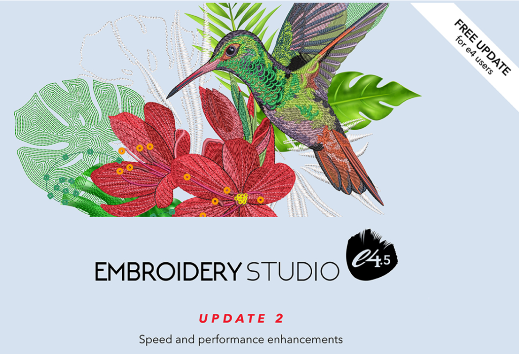 EmbroideryStudio e4.5 アップデート2 - Wilcom Japan Blog